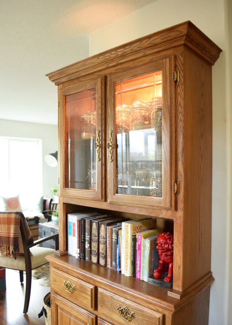 How to Paint 1980s Cabinets: Transforming My Pantry Cabinet – Land of ...