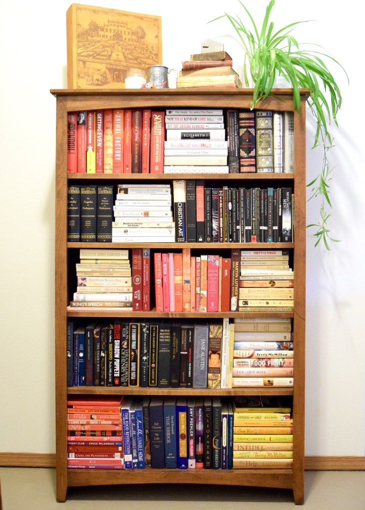 Styling a Bookshelf with Actual Books – Land of Laurel