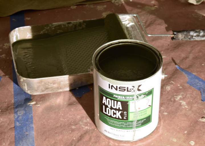 Priming and Painting the New Bathroom – Land of Laurel