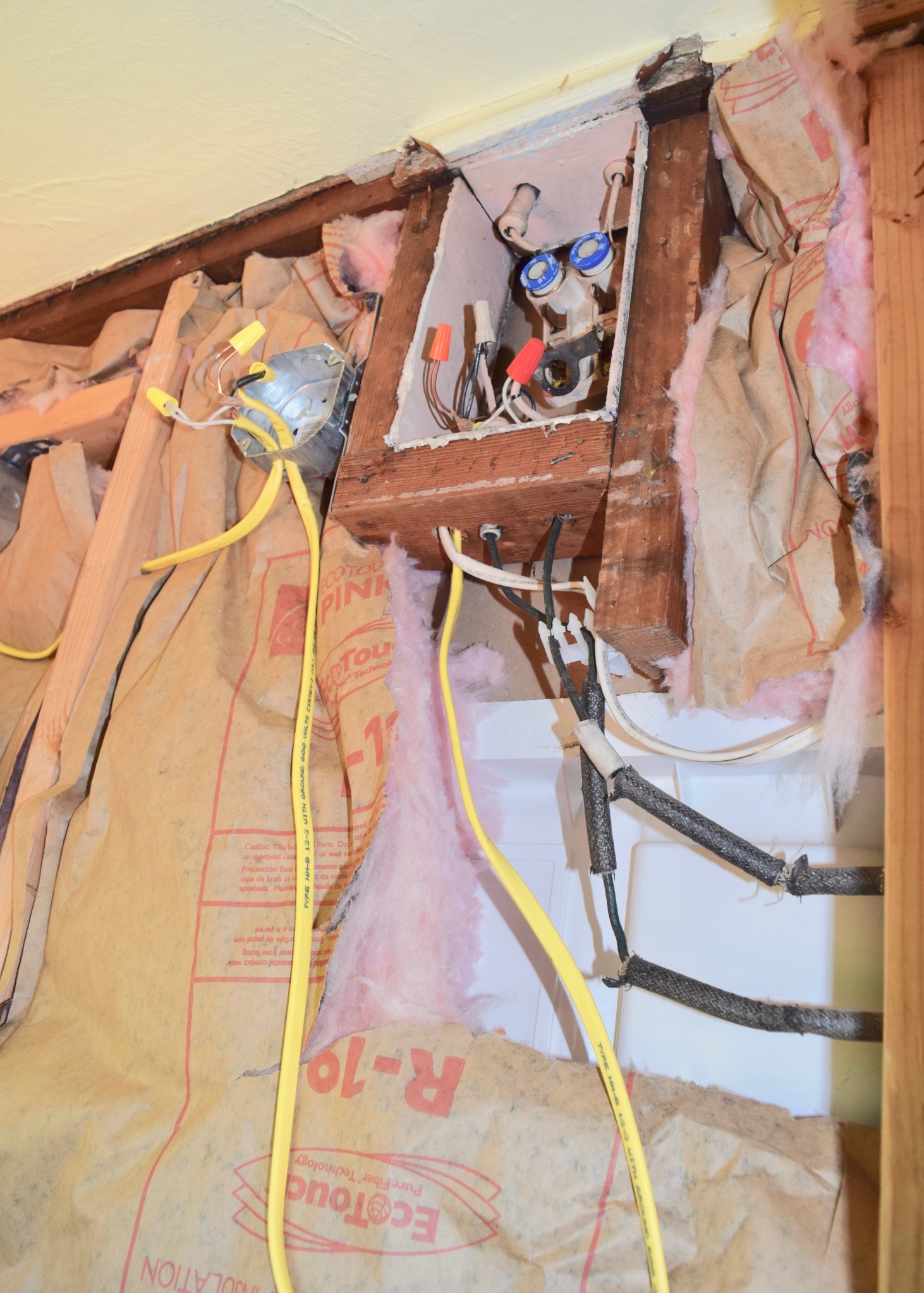 One Room Challenge: Week Two – Electrical & Drywall – Land of Laurel