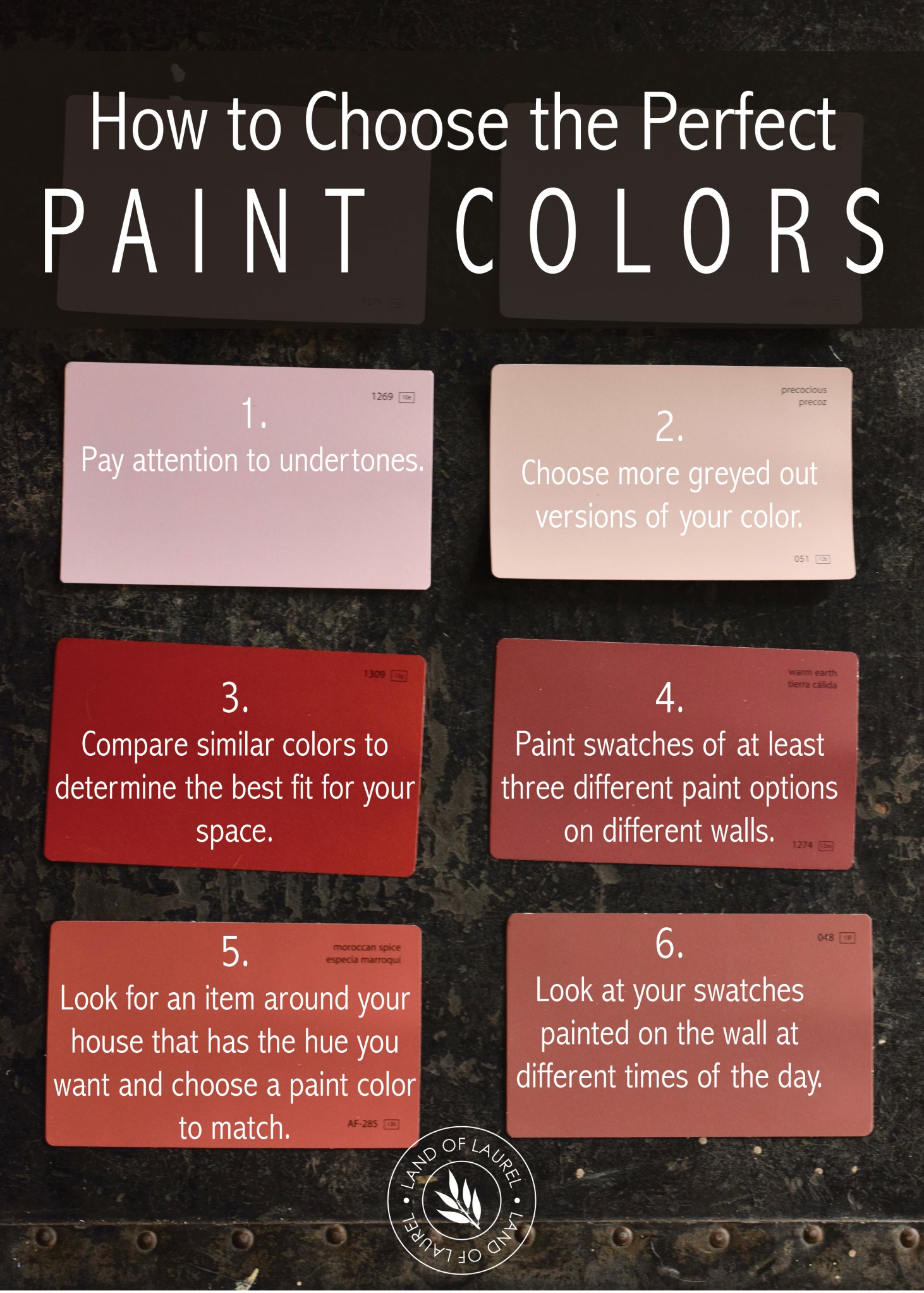 How to Pick Paint Colors – Land of Laurel